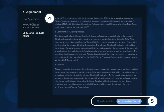 Getting Started – Register | Help Center | Paradigm